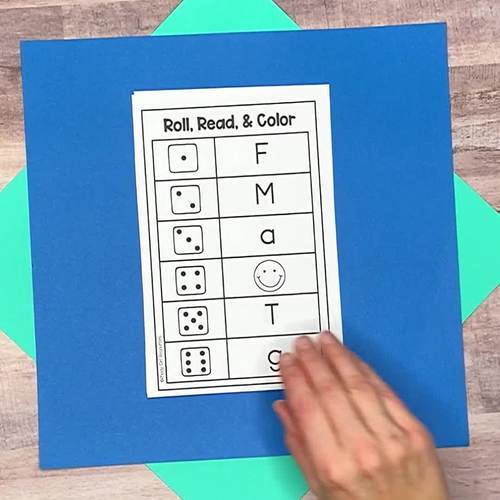 Roll and Read: Editable Letters and Sounds by Rhody Girl Resources