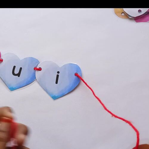 Alphabet Heart Links , Preschool Alphabet Hearts For valentine's day ...