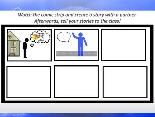 Creating a Story / Complete Communicative ESL Lesson for Low Levels (A2)