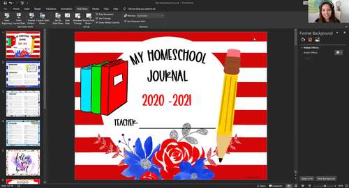 My Homeschool Journal 2020-2021 | EDITABLE | PRINTABLE by Soumara Siddiqui