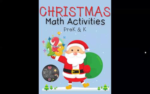 Christmas Math Activities | Pre-K | Kindergarten | Number Recognition ...