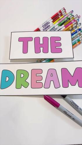MLK Jr I Have A Dream Craft by Teaching The Tinies | TPT