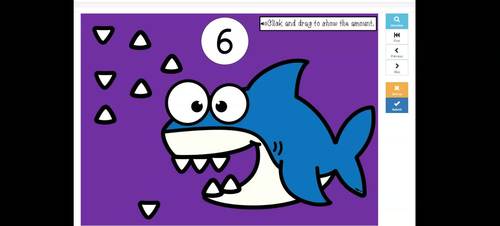 Number Sense to 10 and Number Identification with Shark’s Teeth Boom™ Cards