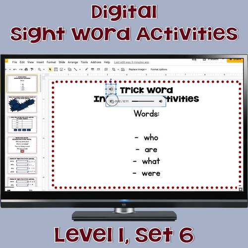 Online Sight Word Games - BUNDLE! by Simply B Teaching | TPT