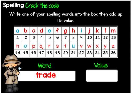 Spelling for Any List (Crack the Code) - Boom Cards | TPT