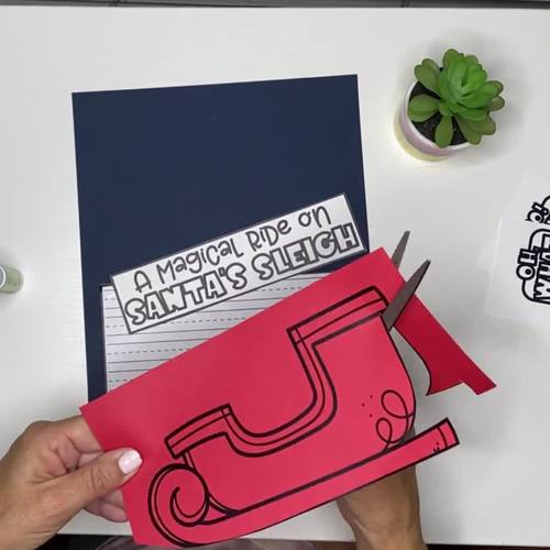 Christmas Writing Craft Activity for December 2nd 3rd Grades | TPT