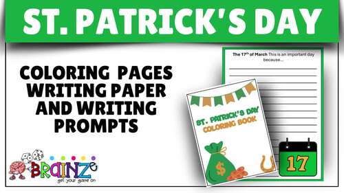 St. Patrick’s Day Coloring & Writing Pack | Fun Activities & Prompts by ...