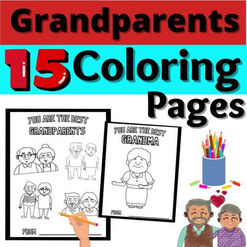 Grandparents Activity Resource Craft Coloring Pages Letter Grandparent ...