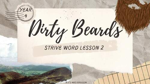 The Twits Strive Word Vocabulary **BUNDLE** by It's Mrs Ferguson