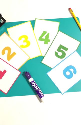 Number Flash Cards 1-20 - Flashcards for Back to School, Special ...