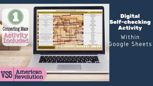 VS5 American Revolution - Self-Checking Digital Activity | TPT