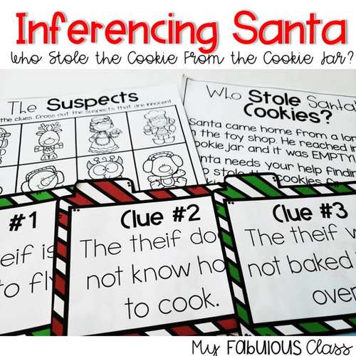 Inference with Santa- Who Stole the Cookies From the Cookie Jar | TPT