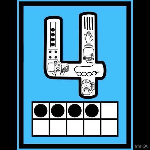 Kindergarten Posters | Numbers 0 to 10 Math Visuals by The Numerical Nook