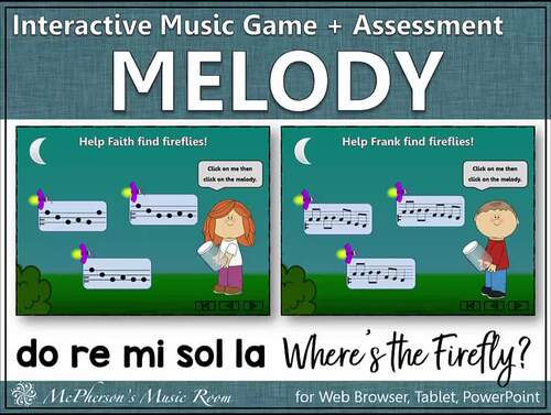 Solfege Game Elementary Music Game Activity + Assessment Pentatonic ...