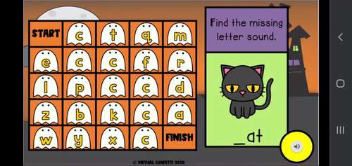 Halloween Phonemic Awareness Phonemic Awareness Games Kindergarten ...