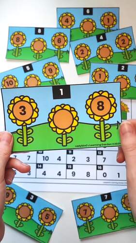 Comparing numbers 1–10 Write The Room Activity by Ladybird's Learning ...