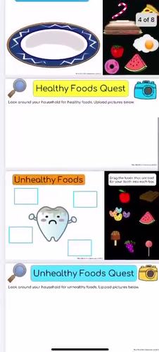 Healthy Habits Interactive Digital Activities- World Health Day Activities