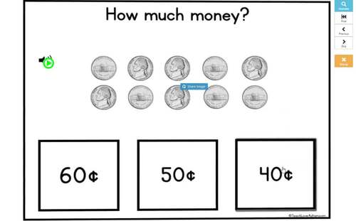Counting Nickels Task Cards by Teach Love Autism | TPT