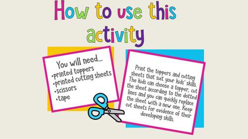 Winter Fun Scissor Skills Activity | Pre K & Kindergarten | TPT