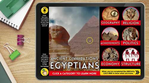 Ancient Egypt LINKtivity® | G.R.A.P.E.S - Geography, Religion ...
