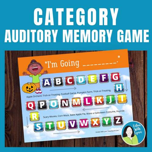 FALL Auditory Memory Recall Vocabulary Category Game DHH Hearing Loss