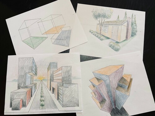 One-Point Perspective Drawing Video | Art Lesson 1 of 5 | Rick Tan ...