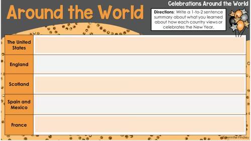 New Year Reading Comprehension Passages - Digital New Year Reading ...