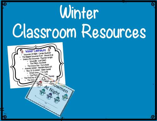 Winter Unit: Activities & Centers by The Teaching Scene by Maureen