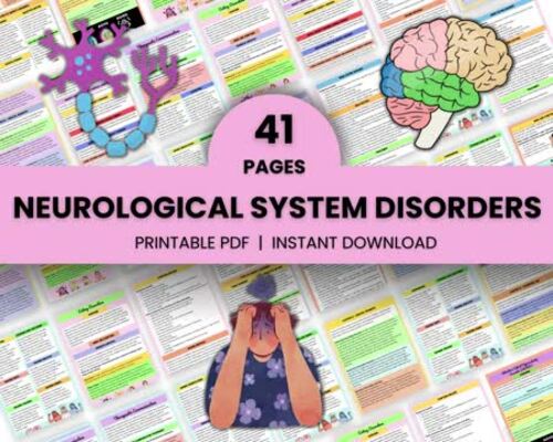 Neurological System | Neuro Bundle Notes | Med Surg Notes by JDMACreatives