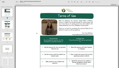 CUPS Editing Bundle | Writing Checklist | Informative, Opinion, Narrative