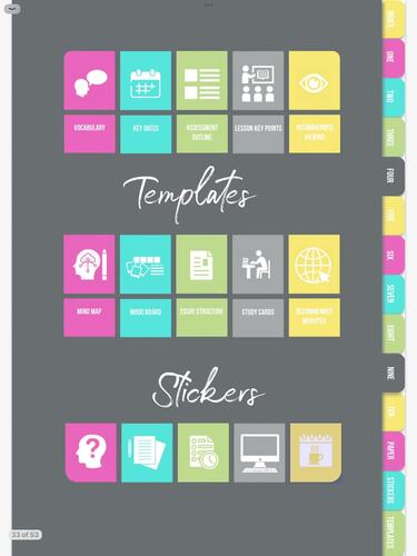 Digital notebooks with hyperlinked tabs and stickers | TPT
