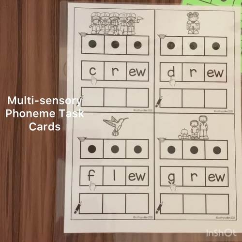 Multi-Sensory Phoneme Sound Boxes BUNDLE | Sets 1-6 | Word Mapping