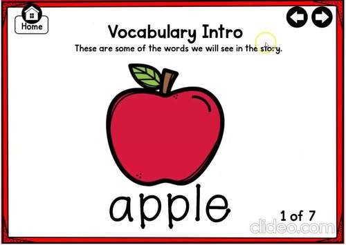 Predictable Story Unit |Fall/Apples| Interactive Digital Book ...
