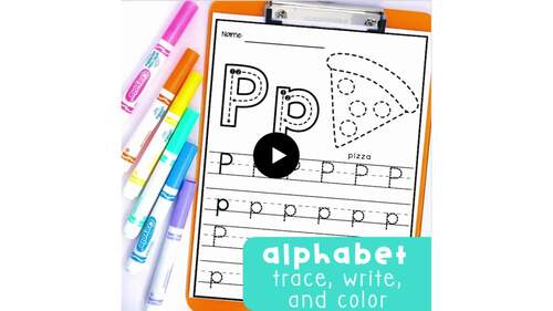 Letter Tracing Worksheets - Uppercase and Lowercase Letter Writing Practice