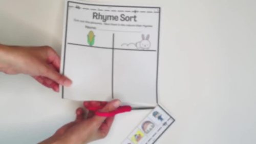 Short O Rhyming Sorts | Worksheets by Happy Reading With Katie | TPT