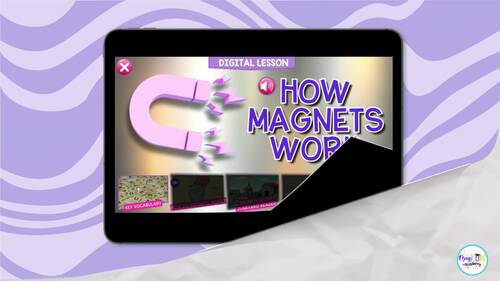 How Magnets Work Digital Science Lesson Video Activity & Quiz 3rd Grade ...
