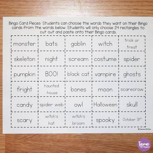Halloween Bingo-Halloween Themed Bingo Game by Jasmine McClain | TpT