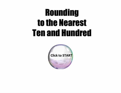 GOOGLE SLIDES-Rounding to the Nearest Tens and Hundreds-MATH CENTERS