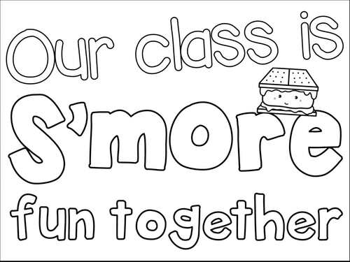 S'mores Back to School Bulletin Board-Our class is S'more fun together ...