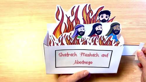Shadrach, Meshach, and Abednego (The Furnace)- Craft by Brains at Work