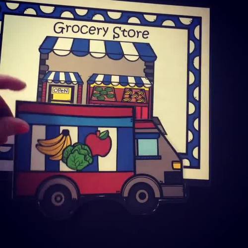 Grocery Store Community Helpers: Vocab and Activities Autism Support