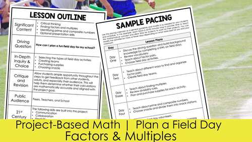 Math Project-Based Learning: Factors & Multiples, Prime & Composite ...