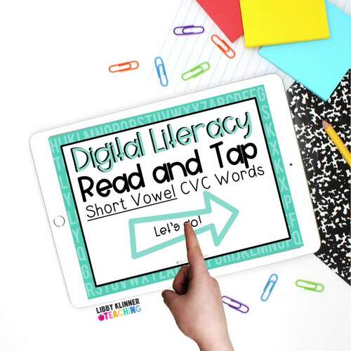 Short Vowel Digital Interactive Task Cards | Self-Checking Google ...