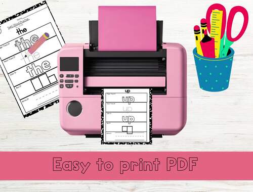 Printable Fry First 100 Sight Words,100 worksheets, Preschool ...
