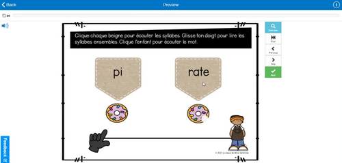 French Boom Cards 2 Syllables: Blend and Listen by La classe de Mme ...