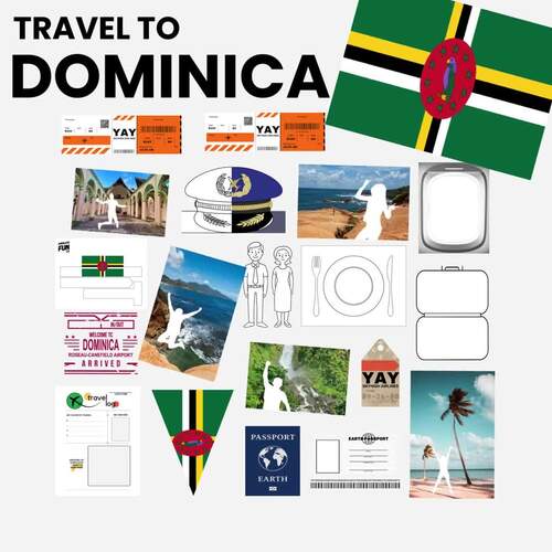 Travel to DOMINICA! – Printable Pretend Travel Activity for Kids