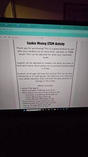Cookie Mining STEM Activity by Apple of My Classroom | TPT