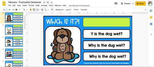 Complete Sentences Digital Activity for Google Slides™ and Seesaw™