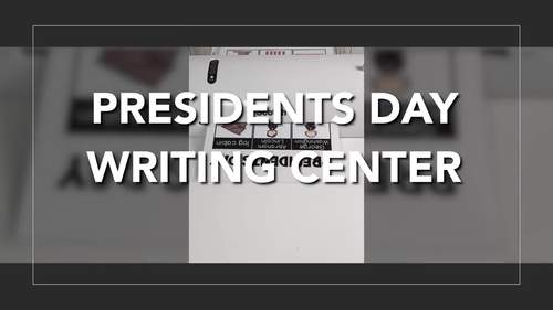 Presidents Day Writing Activities for 1st Grade Independent Writing Centers