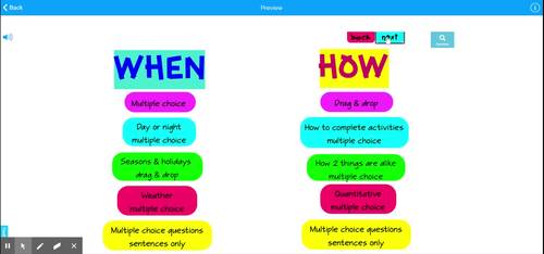 WH Questions Boom Cards-when questions-how questions-comprehension ...